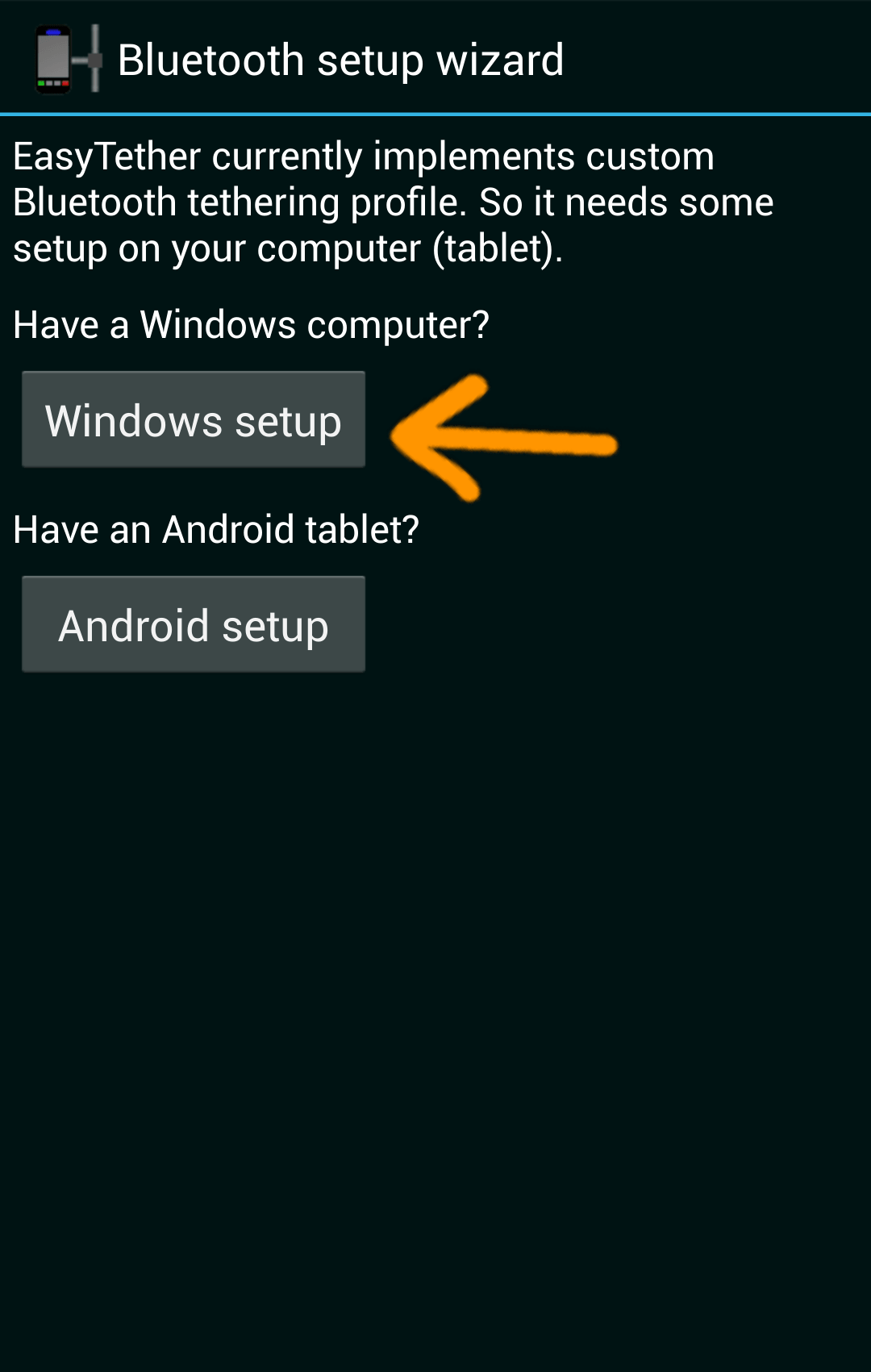 《ガイド》Android端末でテザリング！EasyTetherの使い方 ～Bluetoothテザリング編～: システムサポートを担う人のブログ