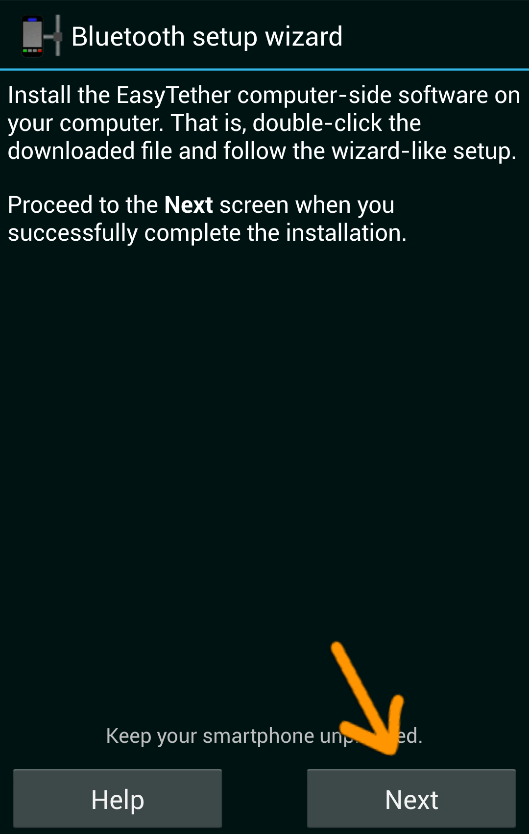 《ガイド》Android端末でテザリング！EasyTetherの使い方 ～Bluetoothテザリング編～: システムサポートを担う人のブログ